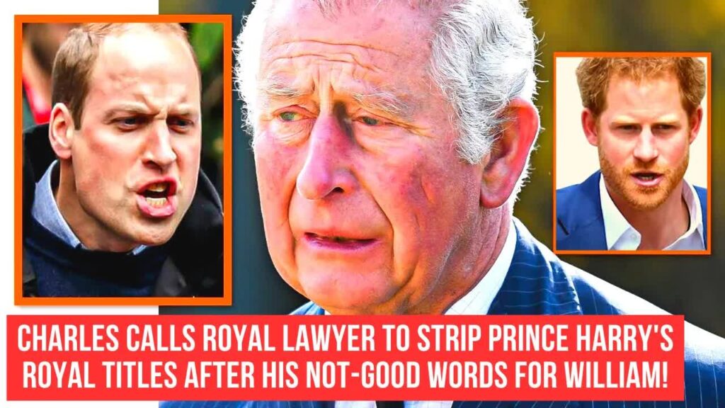 King Charles’ Decision to Evict Harry and Meghan: A Royal Shake-Up ...